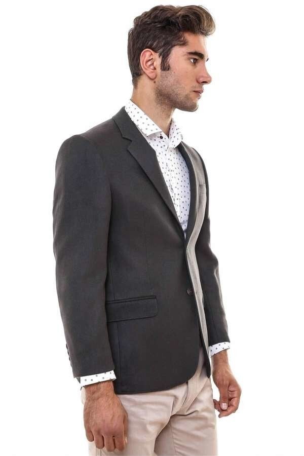 4 Drop Cachet Dark Green Men Blazer