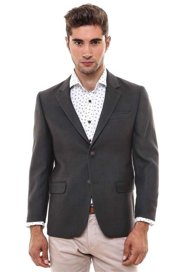 4 Drop Cachet Dark Green Men Blazer
