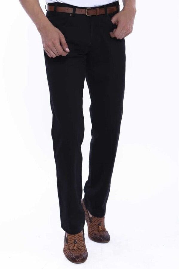 Covered Pocket Suede Pants
