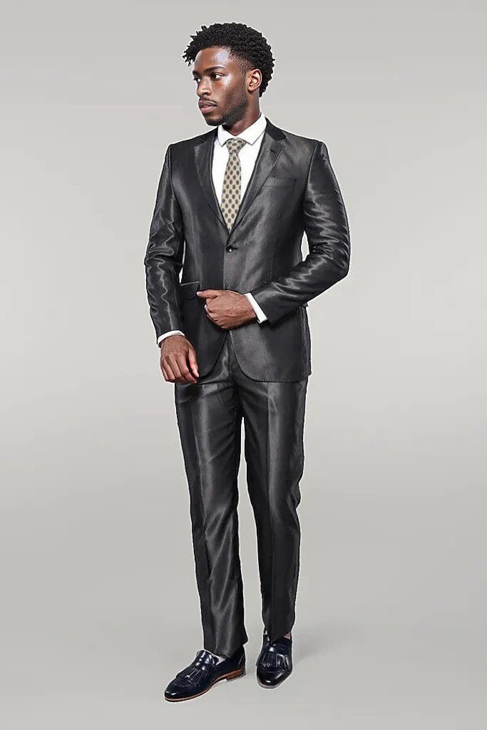 Shiny Anthracite Men's Suit